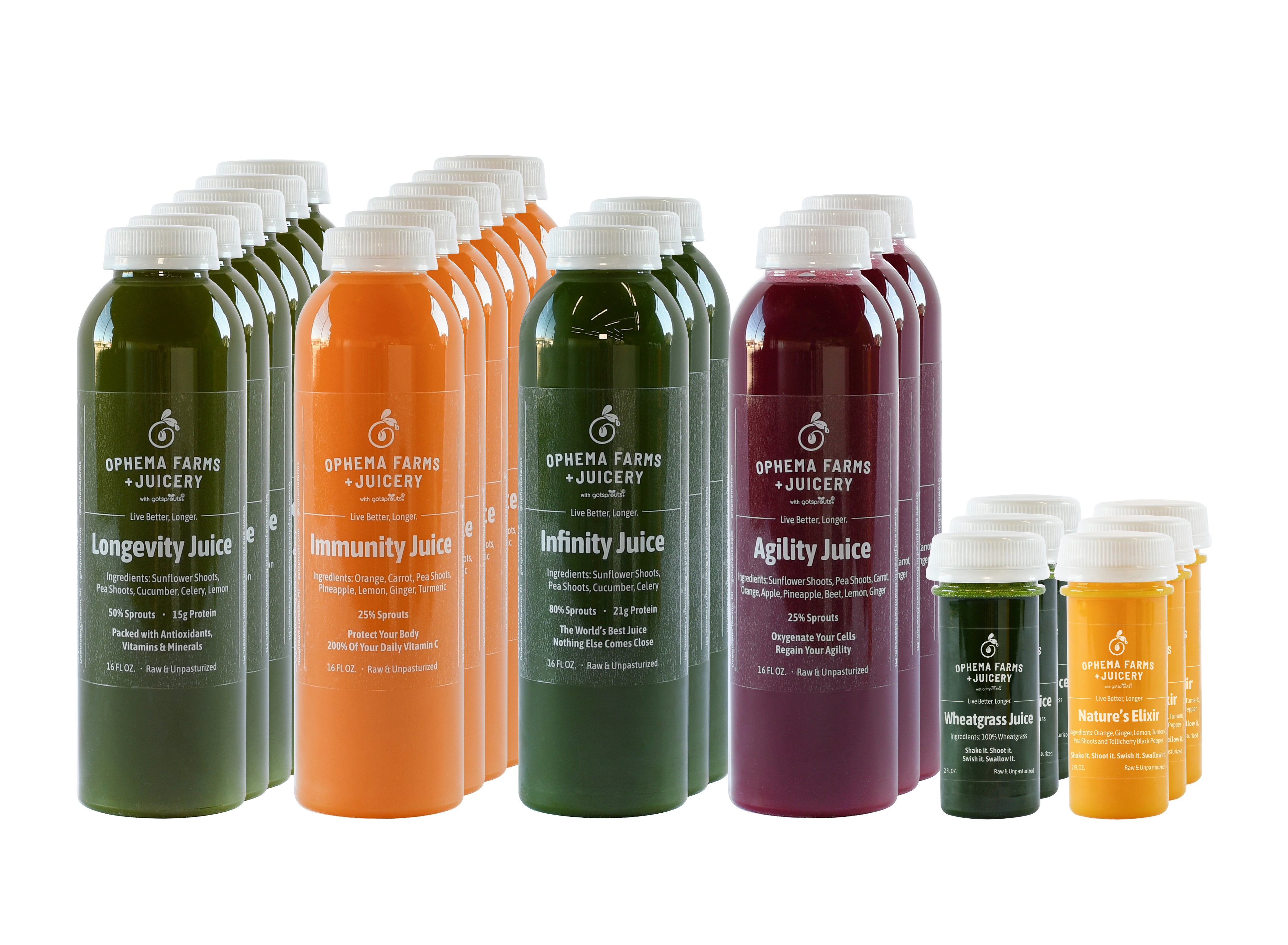 Ophema Farms + Juicery | Fresh Juices & Organic Greens Delivered