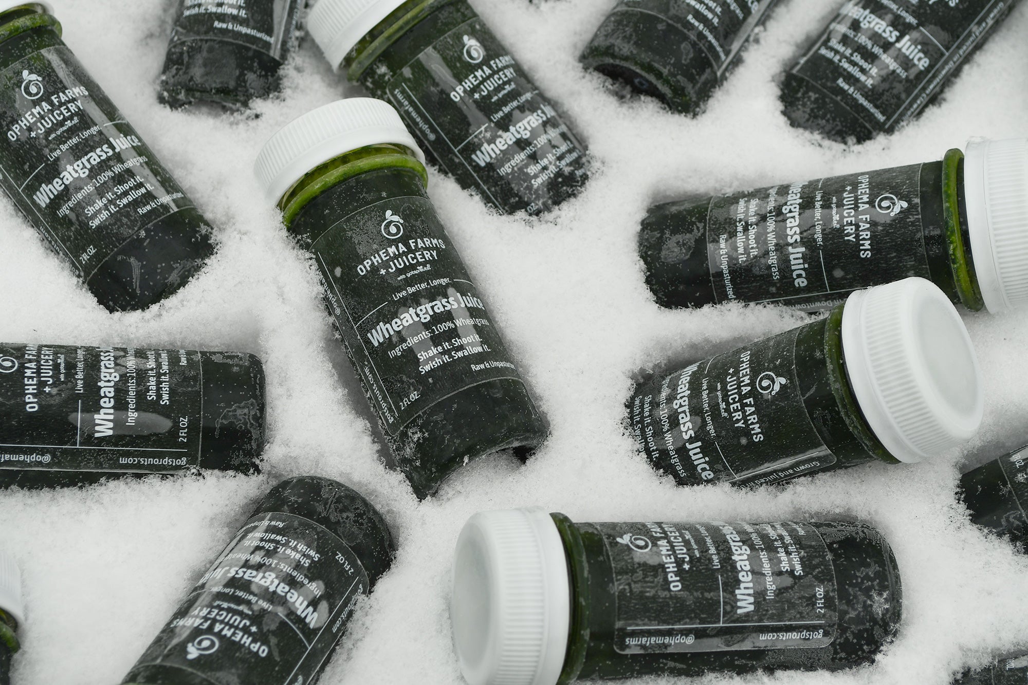Organic Frozen Wheatgrass Juice – Ophema Farms + Juicery