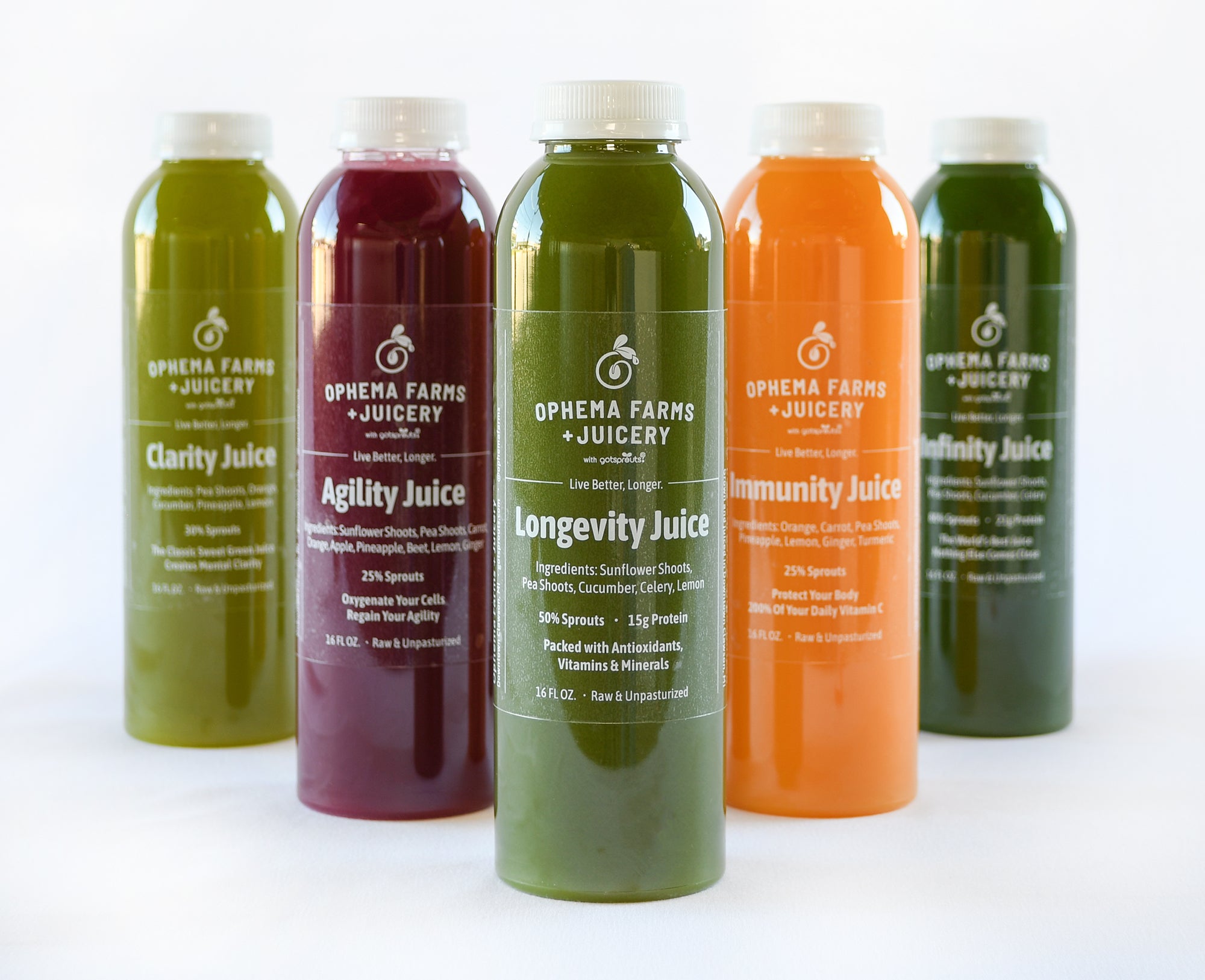 Ophema Farms + Juicery | Fresh Juices & Organic Greens Delivered